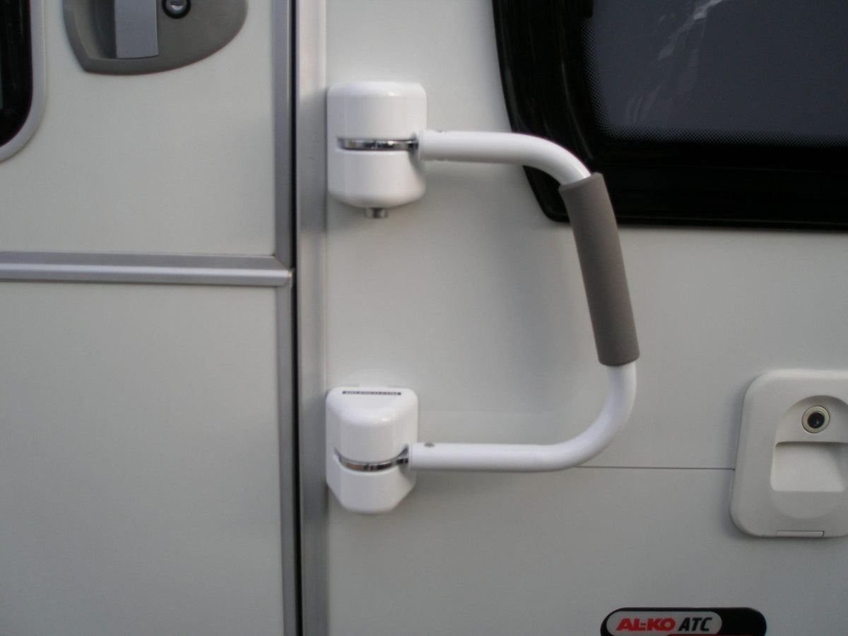 Milenco Security Hand Rail – Twin-Lock, Anti-Bump Grab Handle with 3-P ...